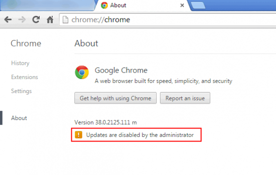 Chrome: Updates are Disabled by the Administrator. Fix It Now!