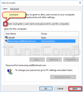 "The User Name or Password is incorrect. Try again" in Windows 10. How ...