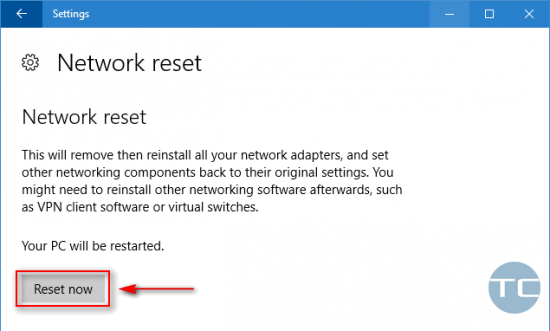 How to reset network settings in Windows 10 using the 'Network reset' feature