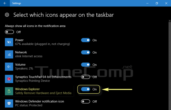 How To Make Usb Eject Icon Always Visible On The Taskbar Of Windows 10 2968