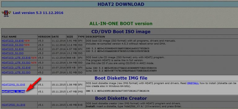 How to Fix Bad Sectors Using HDAT2 Utility on Bootable USB Flash
