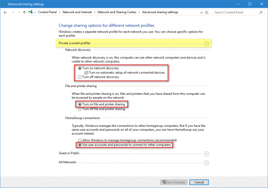Set Up Network Access on Windows 10 and Share a Folder Without Creating Homegroup