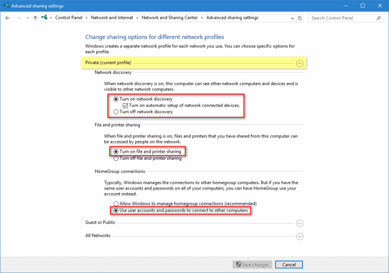 Set Up Network Access on Windows 10 and Share a Folder Without Creating ...