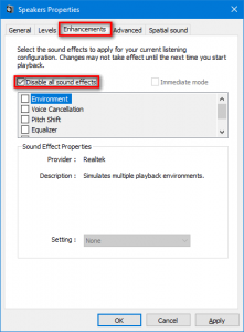 Fix Clicking and Popping Sound Issue in Windows 10