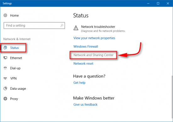 Where Is Network And Sharing Center In Windows 10 & Windows 11