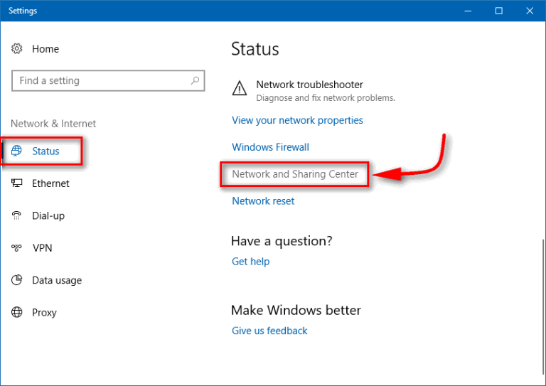 Where Is Network And Sharing Center In Windows 10 & Windows 11