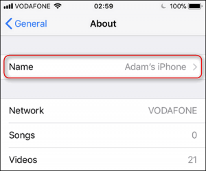 How To Change iPhone's Network Name (Hostname)