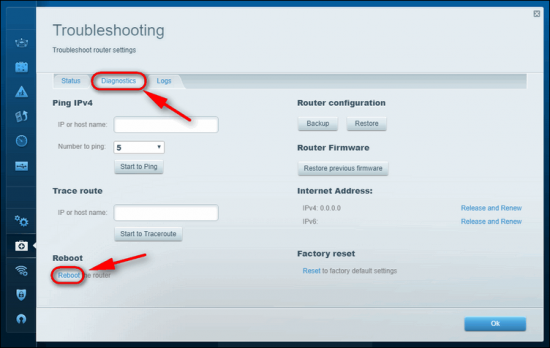 How to Remotely Reboot LinkSys Router Over a Network