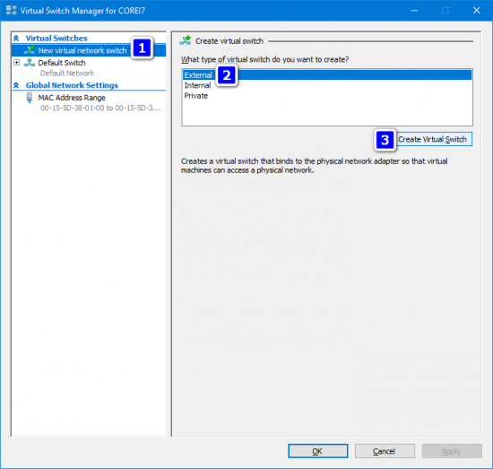 Allow Remote Access To Hyper V Vm From Lan And Internet Create External