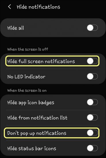 How to Make Incoming Calls Display in Full Screen on Galaxy S21, S20, S10